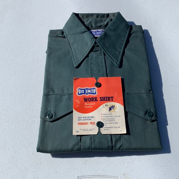 Big Smith | Shirts | Vintage 7s Union Made Big Smith Sanforized Work ...